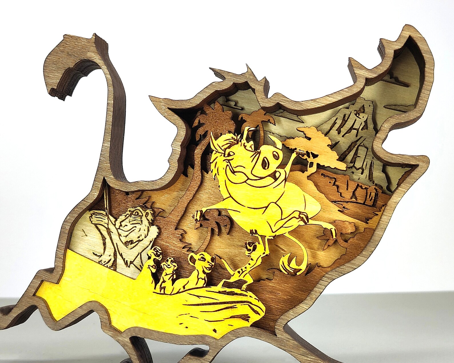 Laser Cut Files 8 Layer Art Piece for Glowforge Multi-layer - Etsy