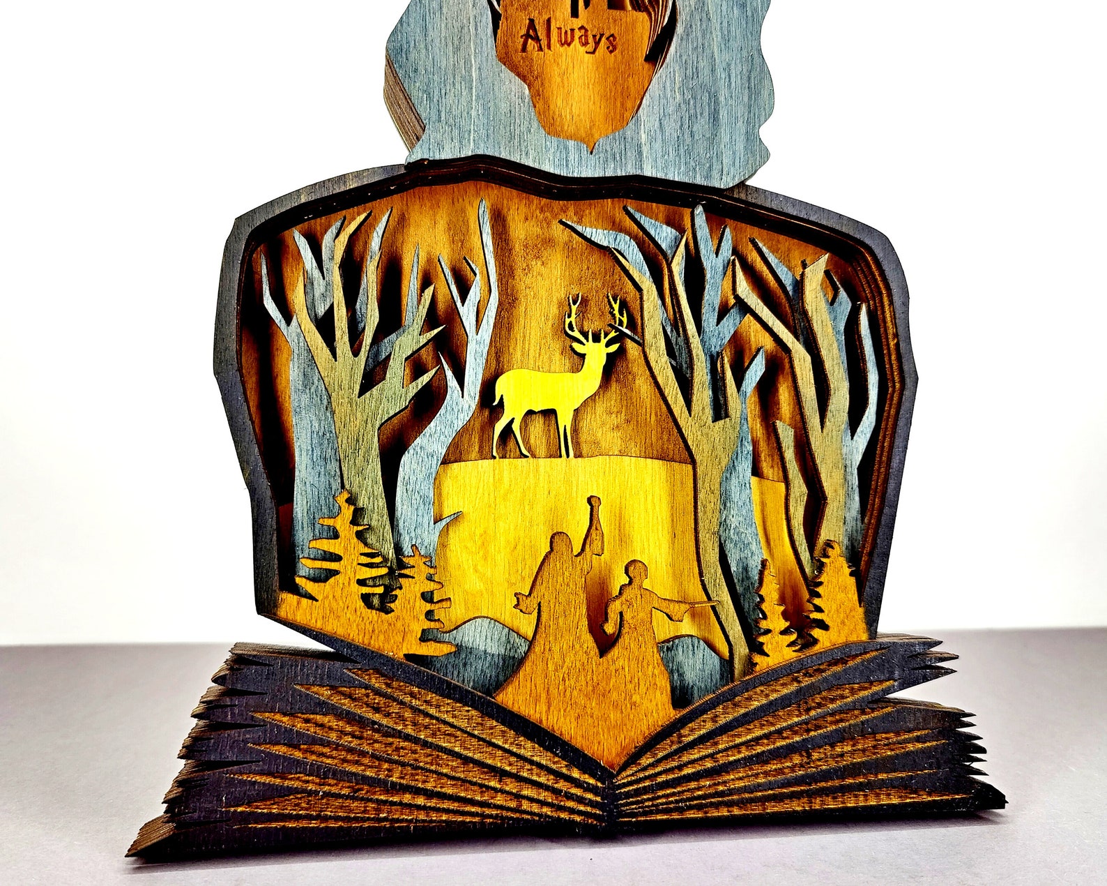 Snape SVG Always Svg Laser Ready Files 7 Layer Art Piece - Etsy