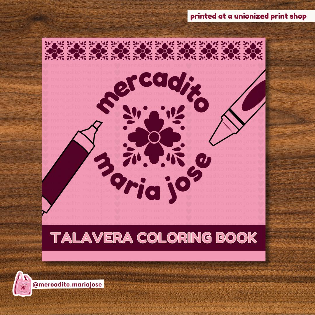 Talavera Coloring Book, Cozy Girl Coloring Book, Original Hand Drawn ...
