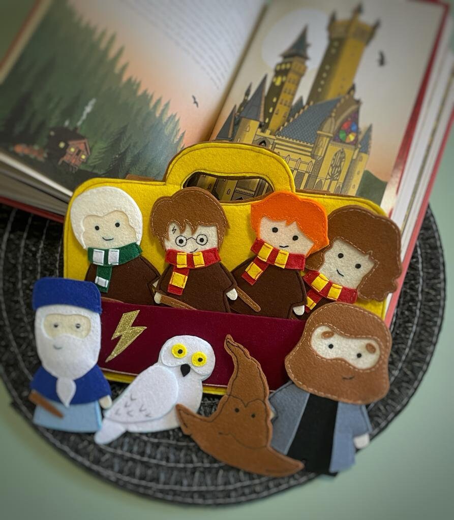 Finger Puppets Set, Finger Theater, Felt Finger Toys, Toddler Toys and ...