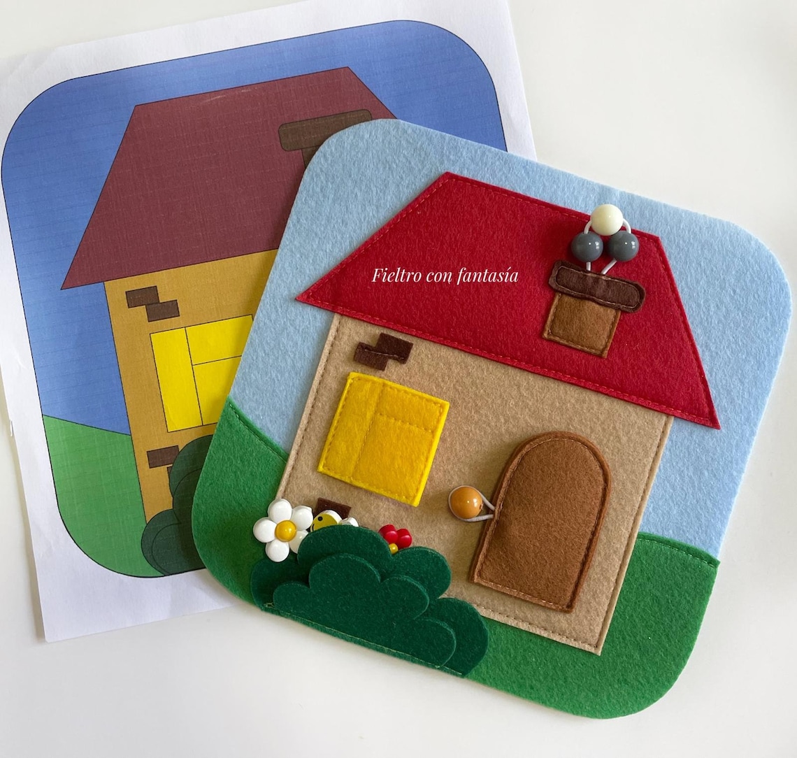 Home Quiet Book Pattern PDF &tutorial Pages, Felt Activity Book Pattern ...