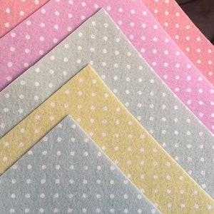 Printed Felt,felt Polka Dots Printed,hard Felt and Soft Felt Sheets ...