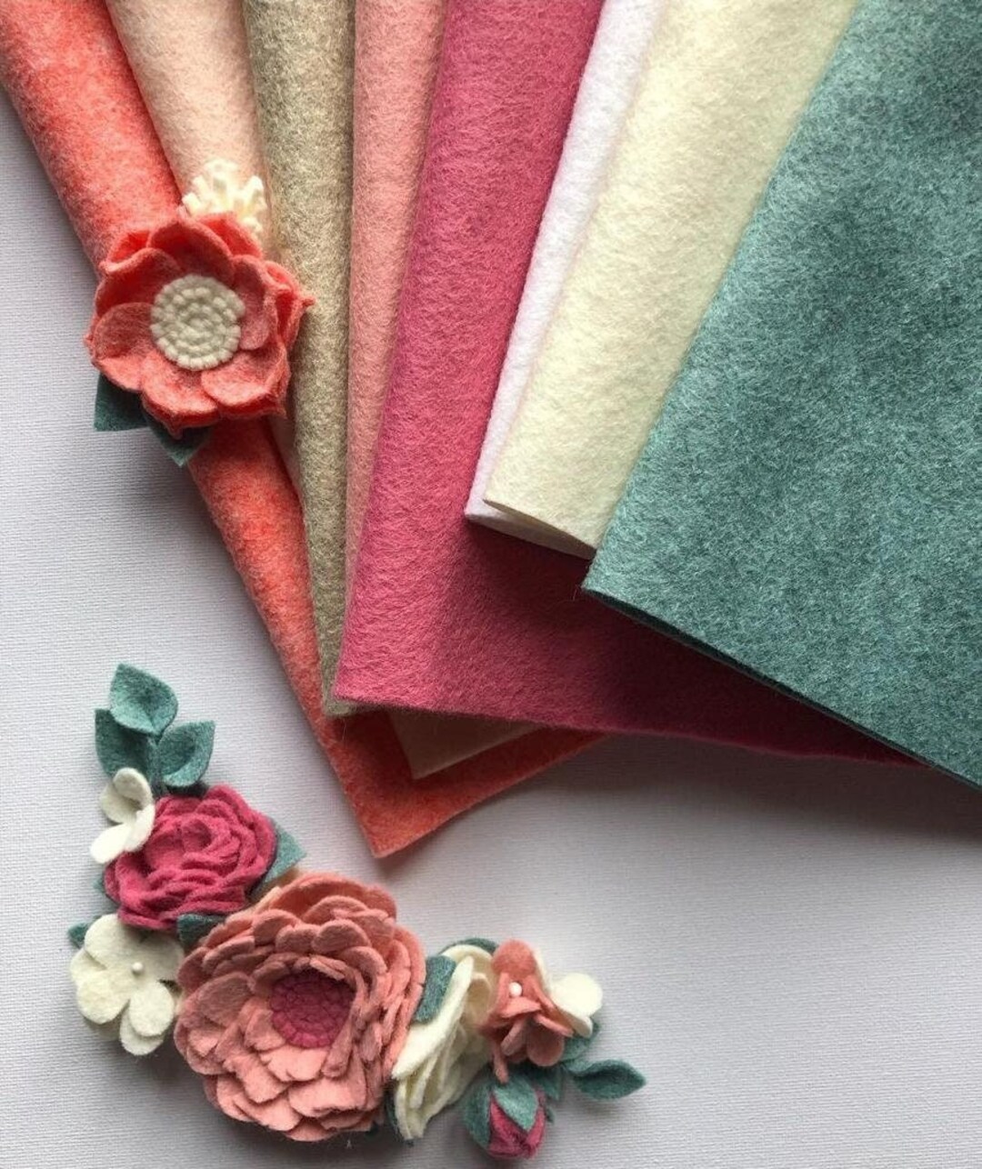 Wool Felt Sheets 9”x12”and "28x12" Top Quality . Wool Felt Blend- Wool ...