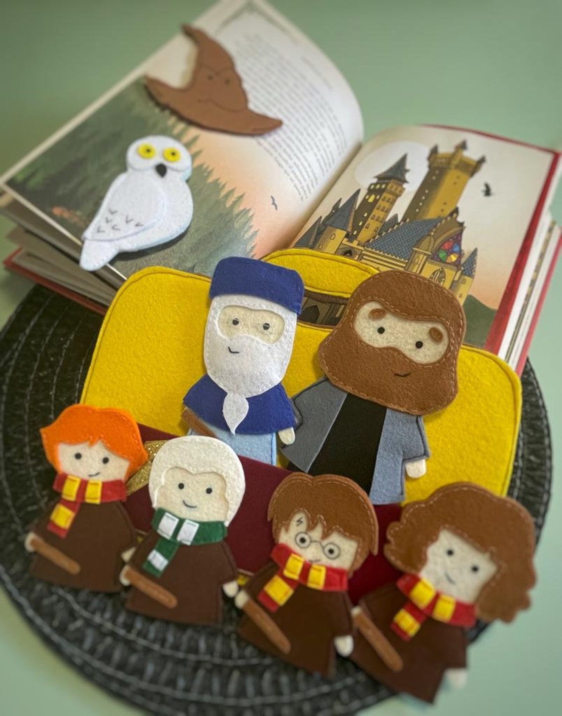 Finger Puppets Set Finger Theater Felt Finger Toys Toddler | Etsy