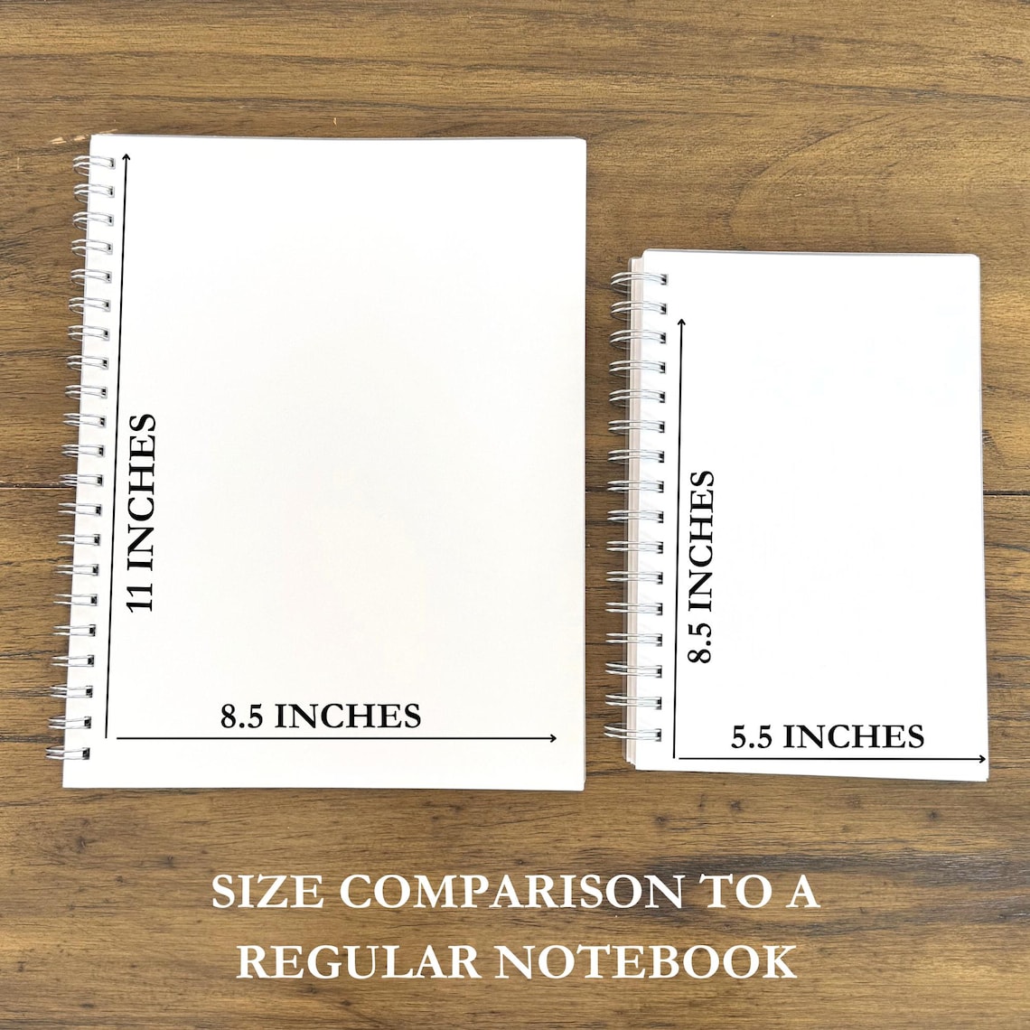 Personalized Undated Planner 5.5 X 8.5 Inches Custom Spiral Planner ...