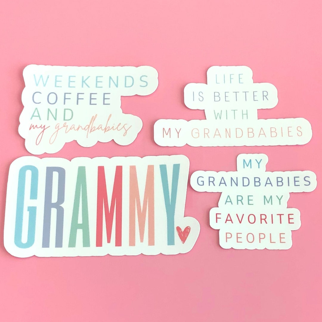 Grammy Sticker Bundle Personalized Stickers Grammy Gift for Grammy Cute ...