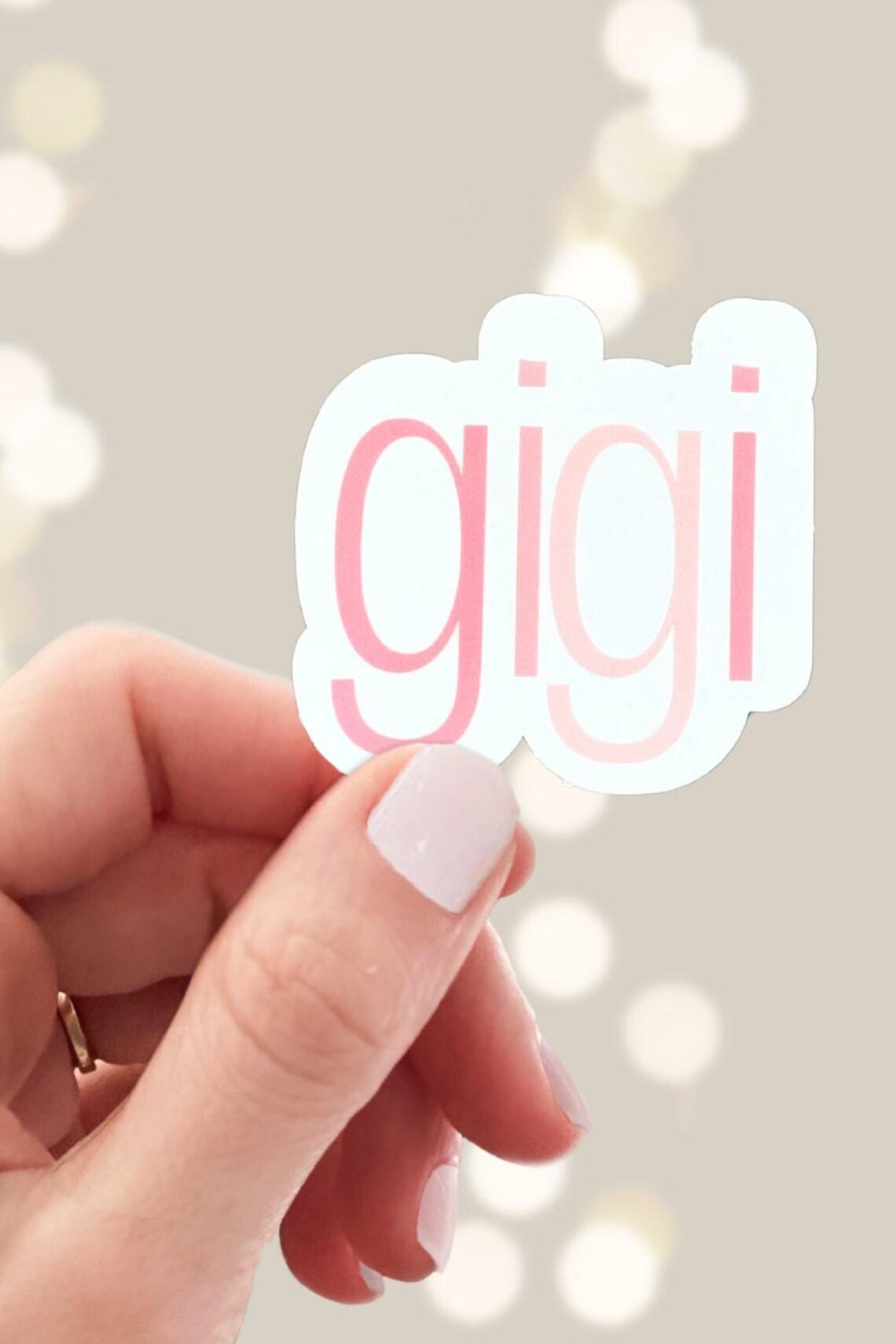 Gigi Sticker Personalized Sticker Gigi Gift for Gigi Cute Sticker ...