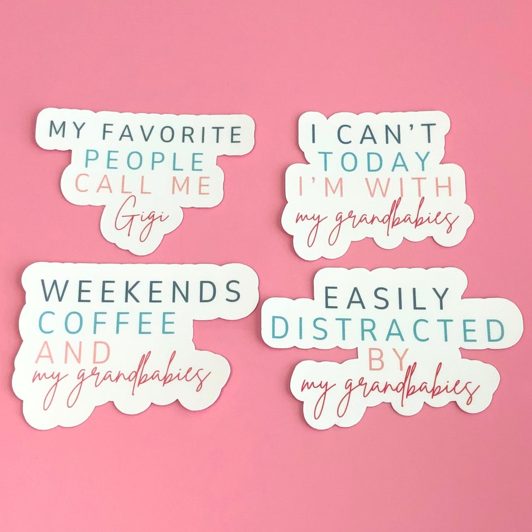 Gigi Sticker Bundle Personalized Stickers Gigi Gift for Gigi Cute ...