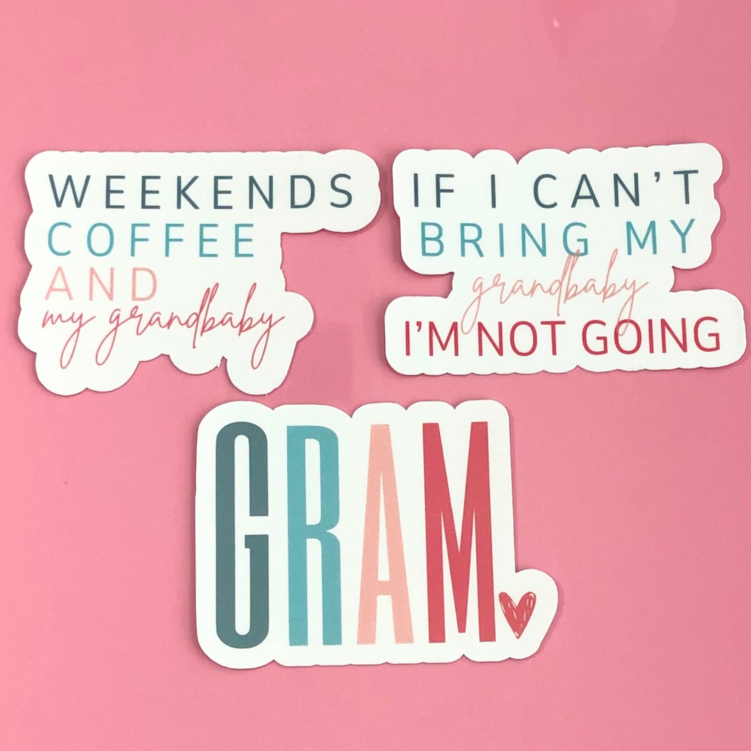 Gram Sticker Bundle Personalized Stickers Gram Gift for Gram Cute ...