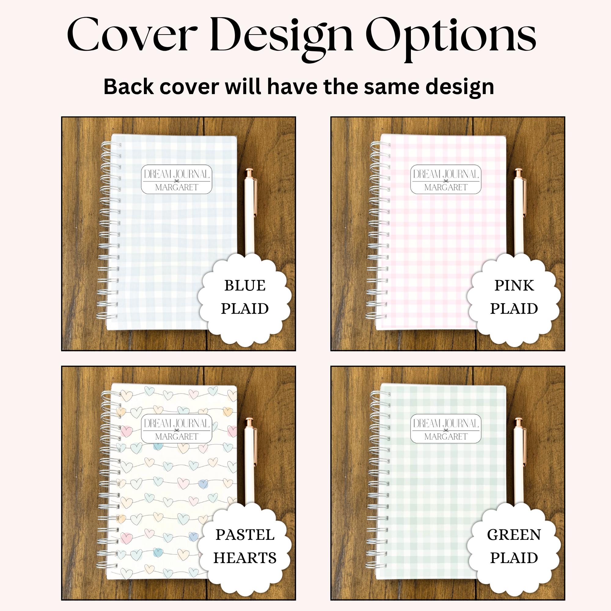 Personalized Dream Journal Notebook 5.5 X 8.5 Inches Custom Diary Goals ...