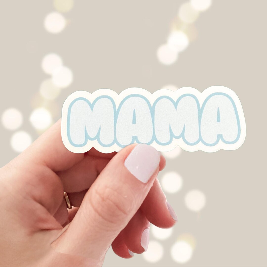 Mama Sticker | Personalized Sticker Mama Gift for Mama | Cute Sticker ...