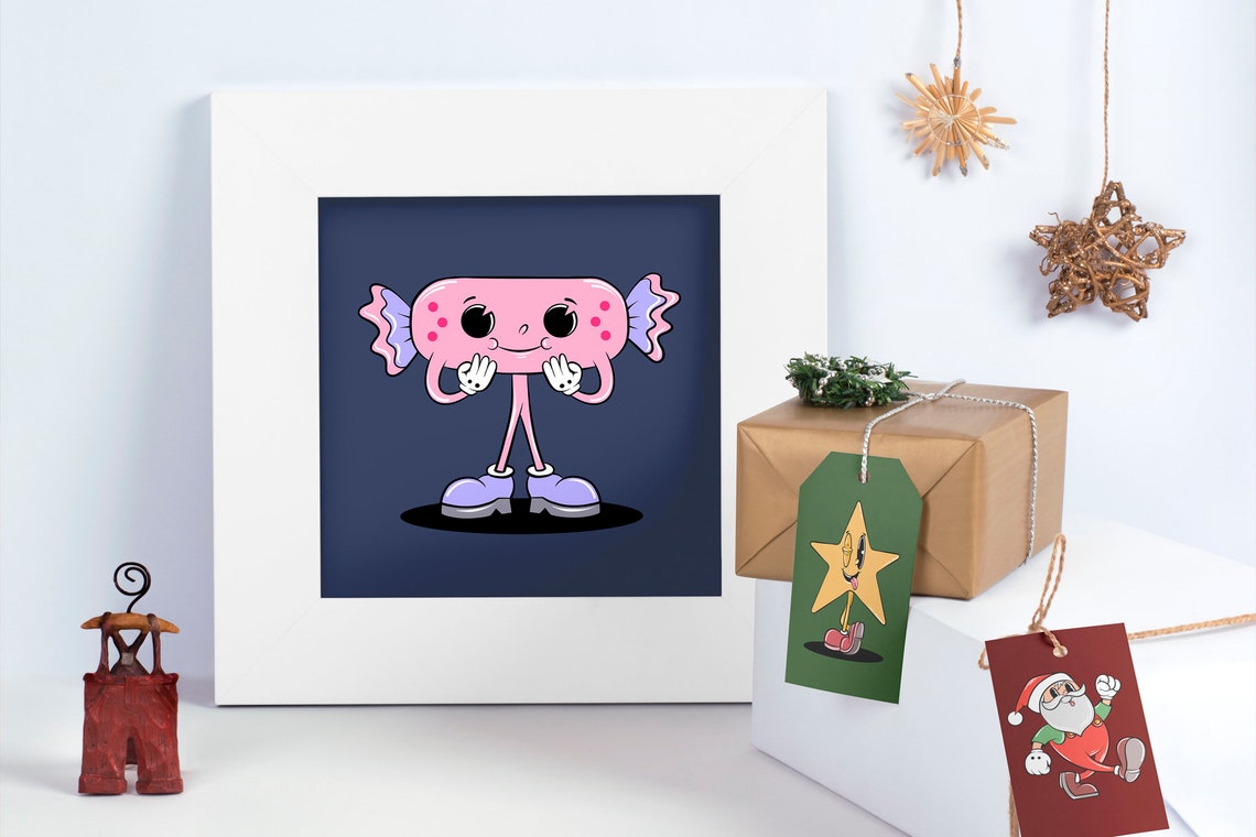 Christmas Character Design Digital Download Commercial Use - Etsy