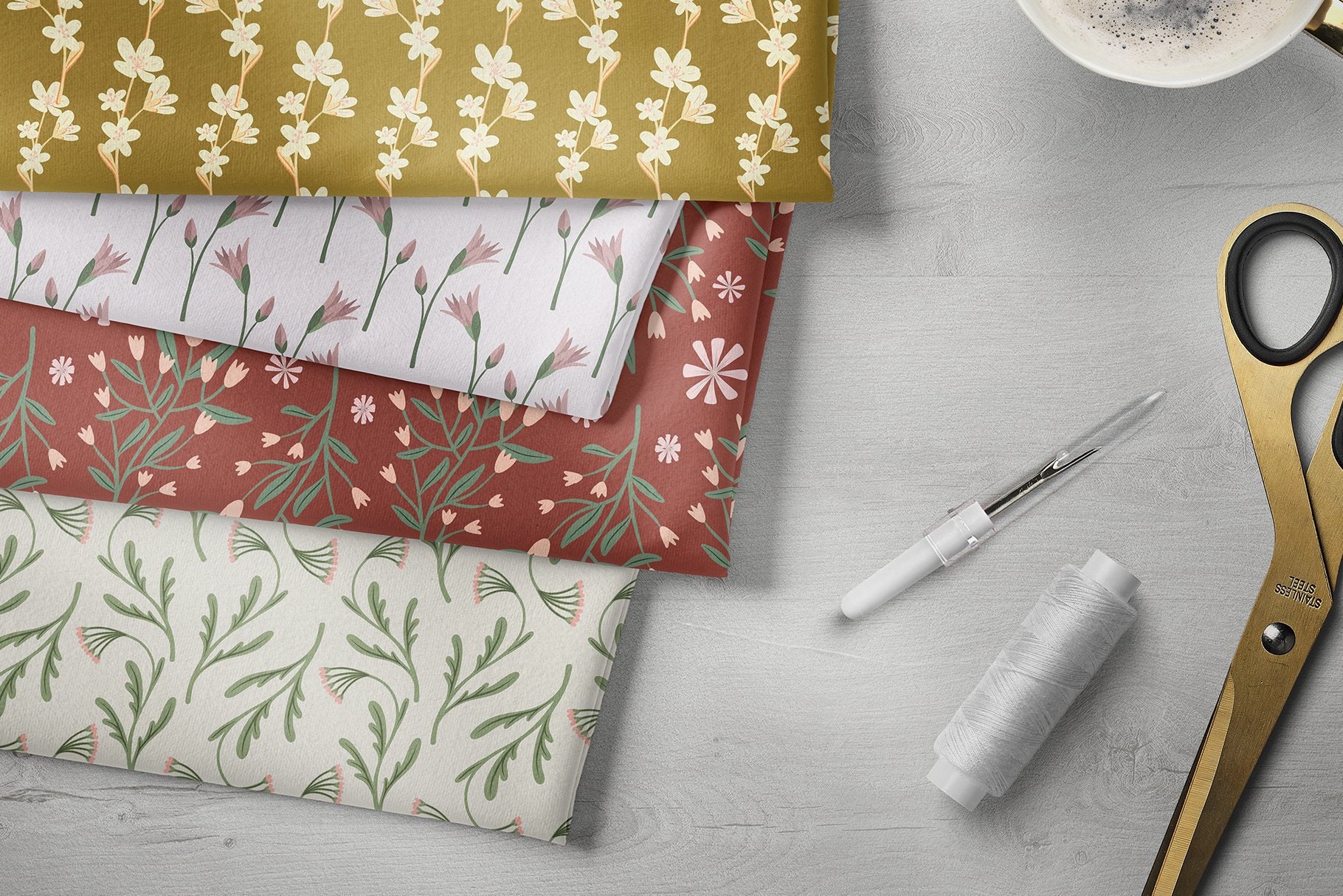 Spring Clipart Digital Download Graphics and Spring Digital Paper ...