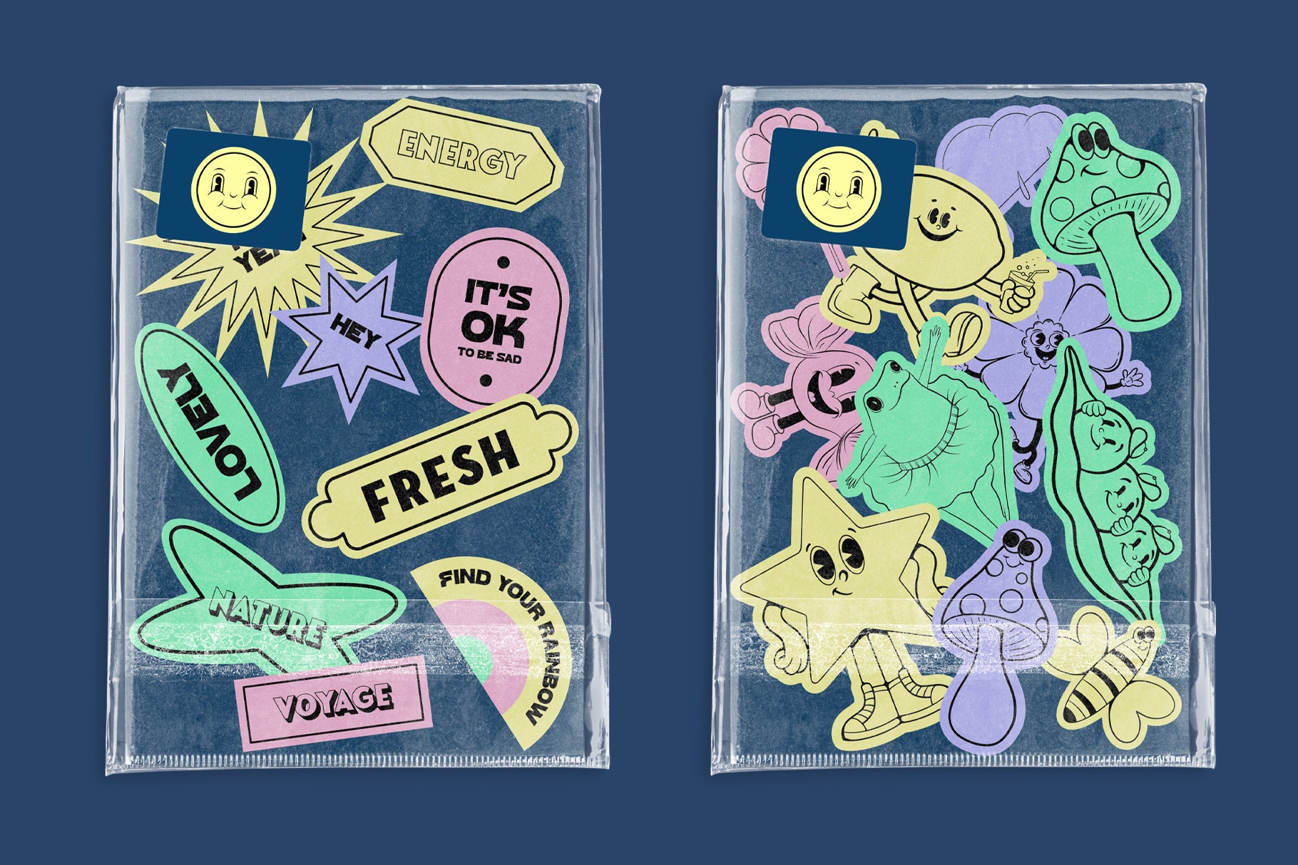 Digital Retro Stickers SVG PNG Download Commercial Use Laptop - Etsy