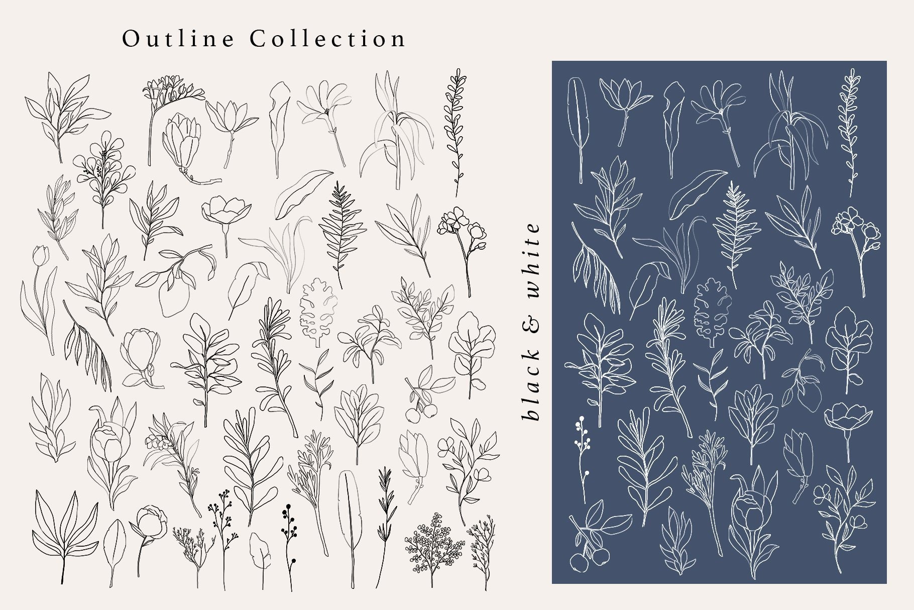 Boho Abstract Clipart Commercial Use and Digital Download, Summer ...