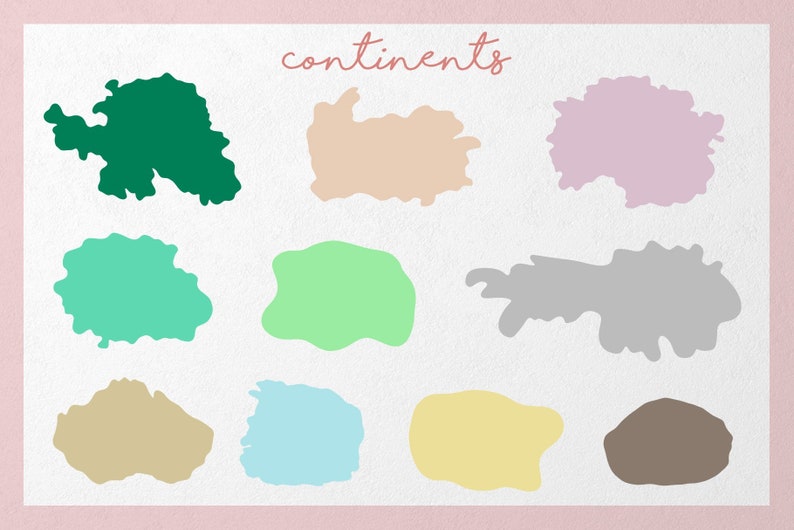 Map Creator Clipart Digital Clipart Cute Illustration - Etsy