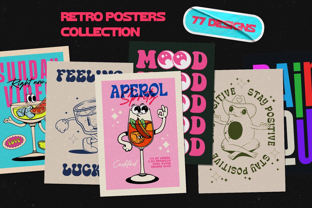 Maximalist Gallery Wall Art Set Digital Download, Set of 3 Prints ...