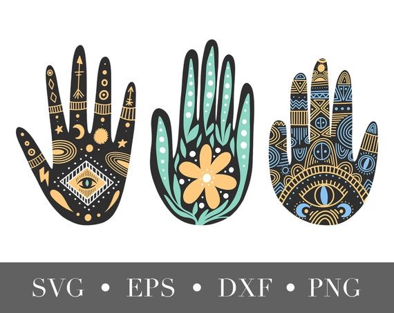 Hamas Hand Evil Eye SVG Clipart Digital Download and | Etsy