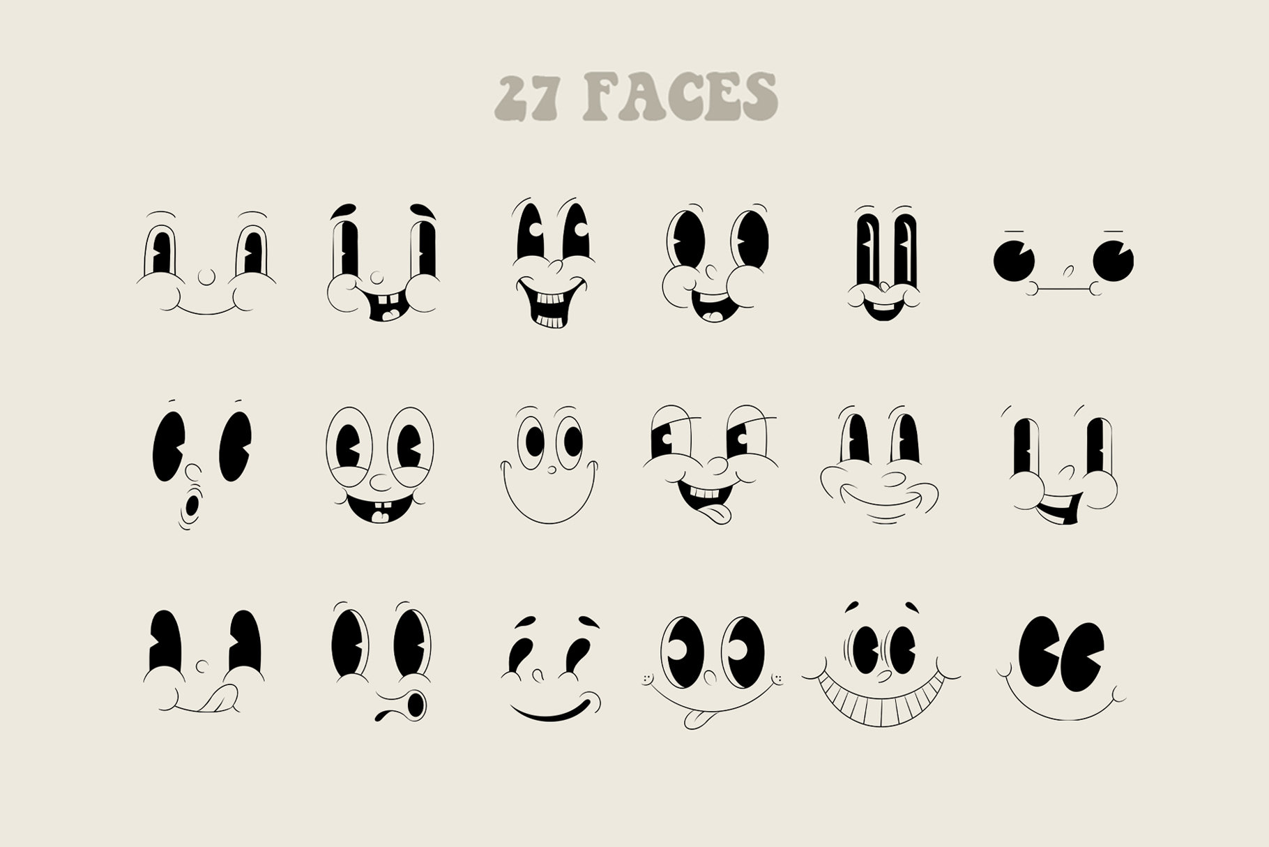 Retro Character Design PNG SVG Digital Download, 90s Groovy Cartoon ...