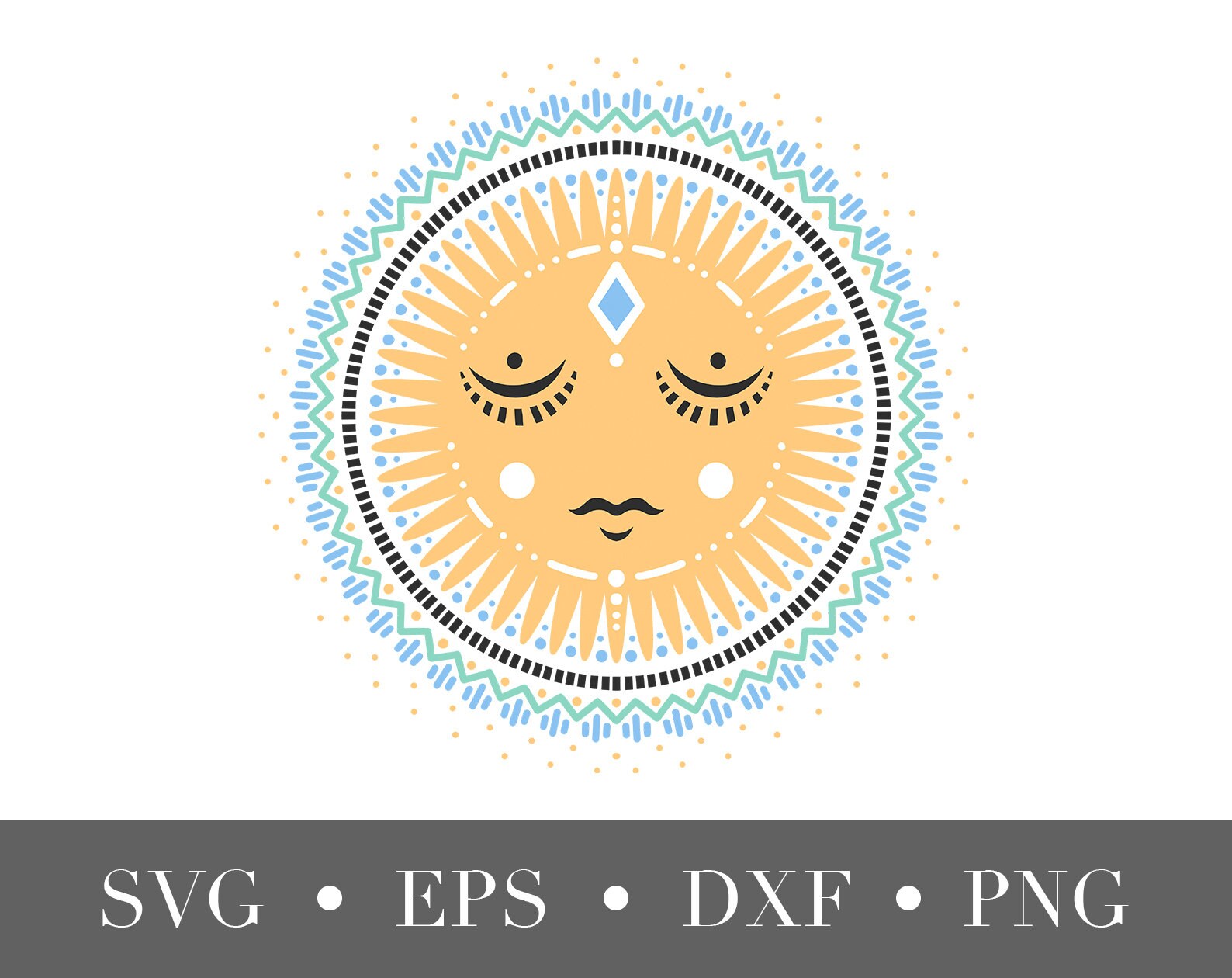 Celestial SVG Clipart Digital Download and Commercial Use - Etsy