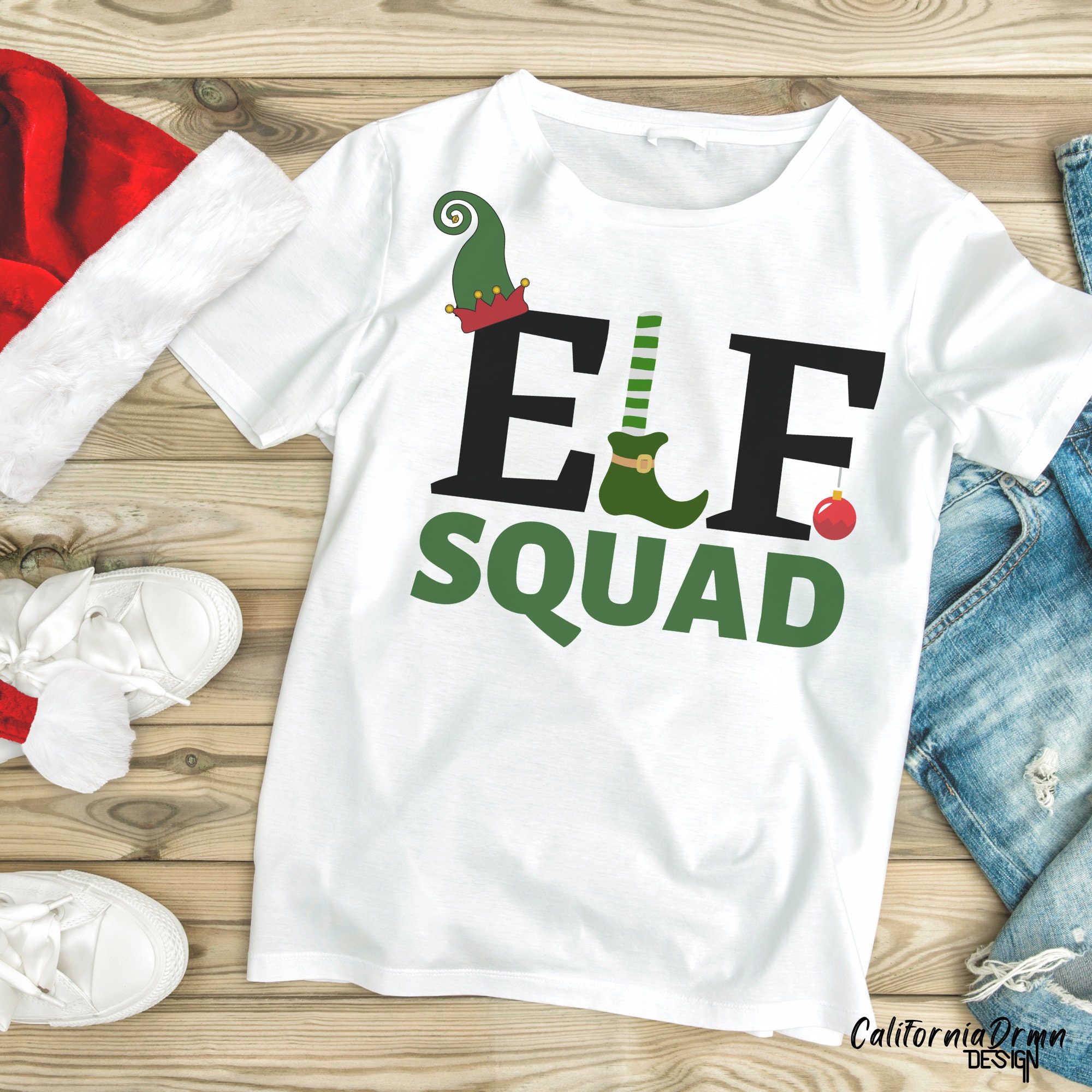 Elf Squad SVG, Christmas Elf Shirt Svg, Santa Helpers Svg, Holiday Svg ...