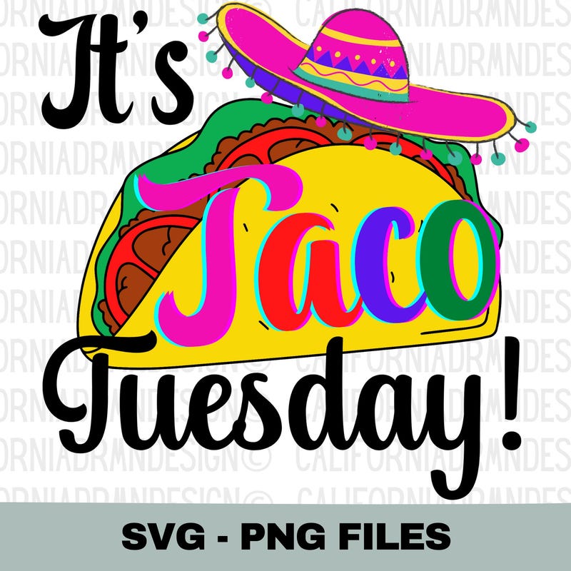 Taco Svg - Etsy