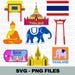 Thai Clipart, Thailand SVG, Thailand Travel Vacation, Buddha Svg ...