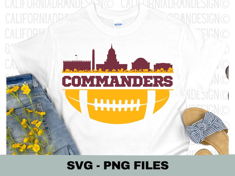 Commanders SVG, Football SVG, Washington Svg, Commanders Shirt ...
