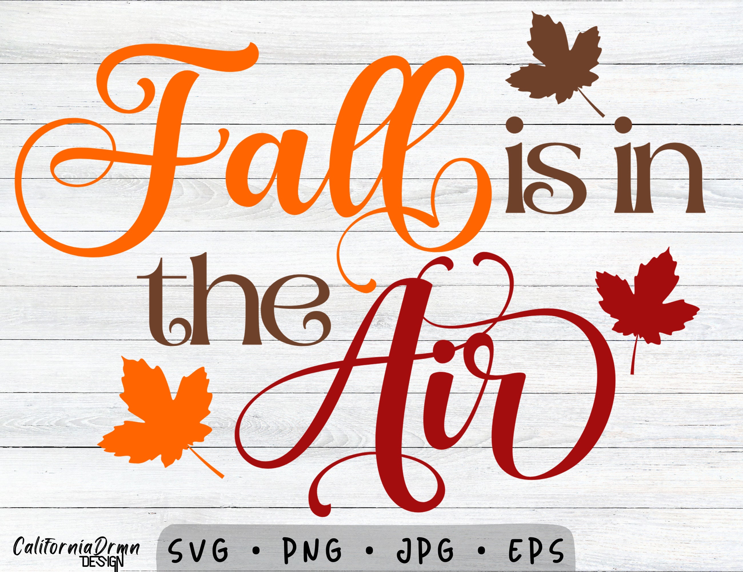 Fall is in the Air Svg Fall Quotes Svg Fall T Shirt Fall - Etsy