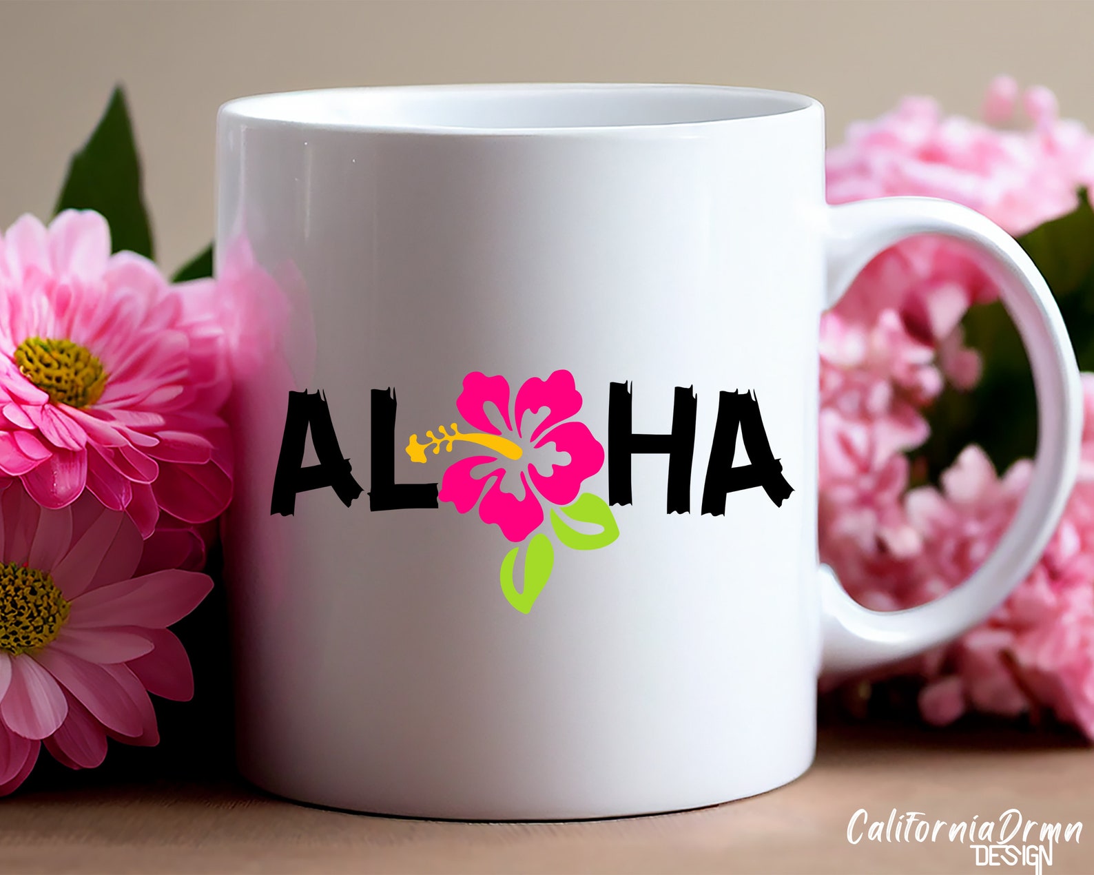 Aloha SVG PNG, Hawaii Shirt Design, Hibiscus Flower Svg, Sublimation ...