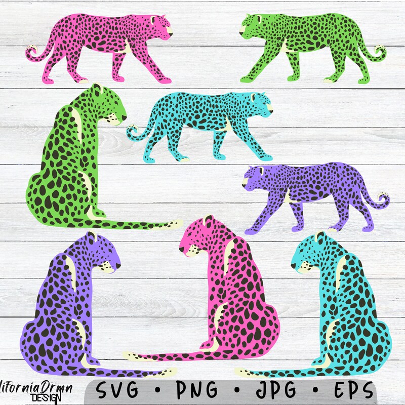 Leopard Svg - Etsy