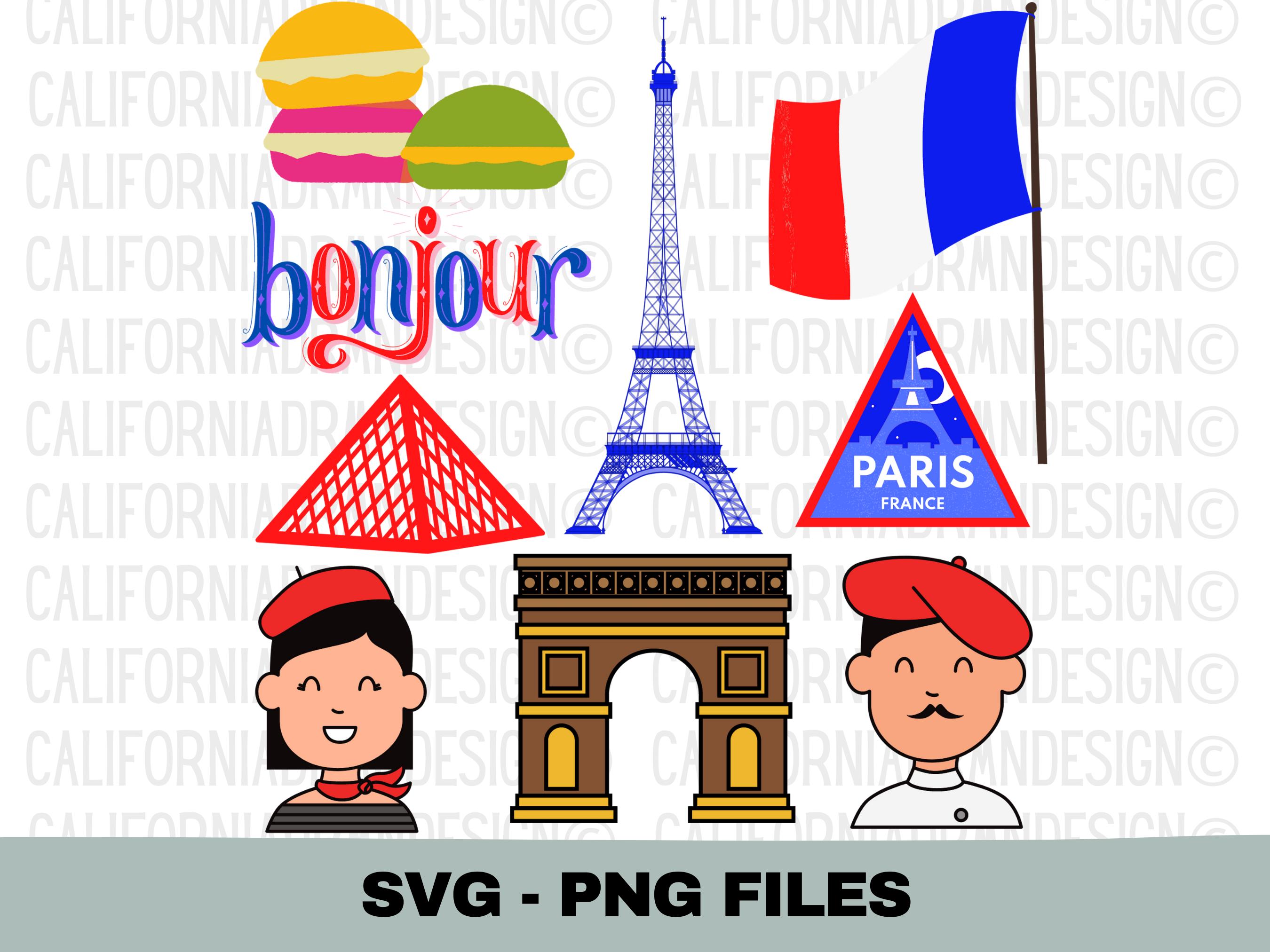 France SVG, Paris SVG, French Clipart, France Lover Gift, France Europe ...