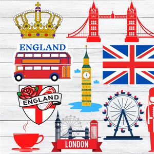 England Clipart, England SVG, England English Travel Europe Vacation ...
