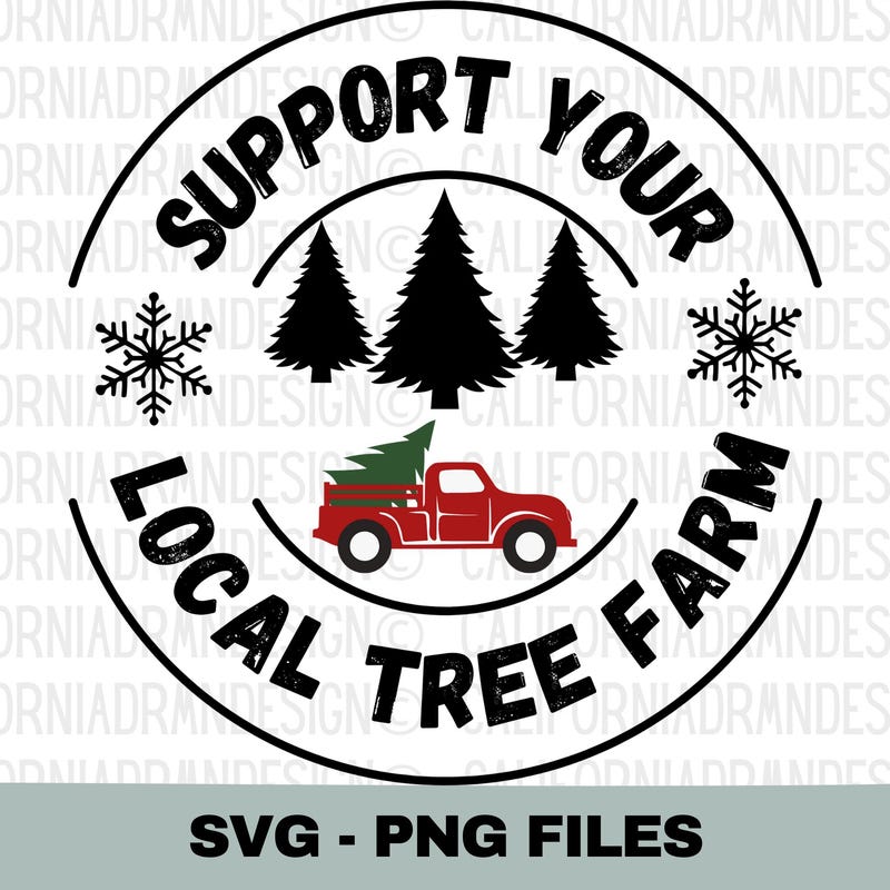 Christmas Tree Farm Svg - Etsy