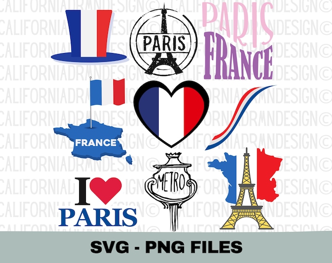 Paris Svg, Eiffel Tower Svg, Paris Clipart, Paris Png, France Svg ...