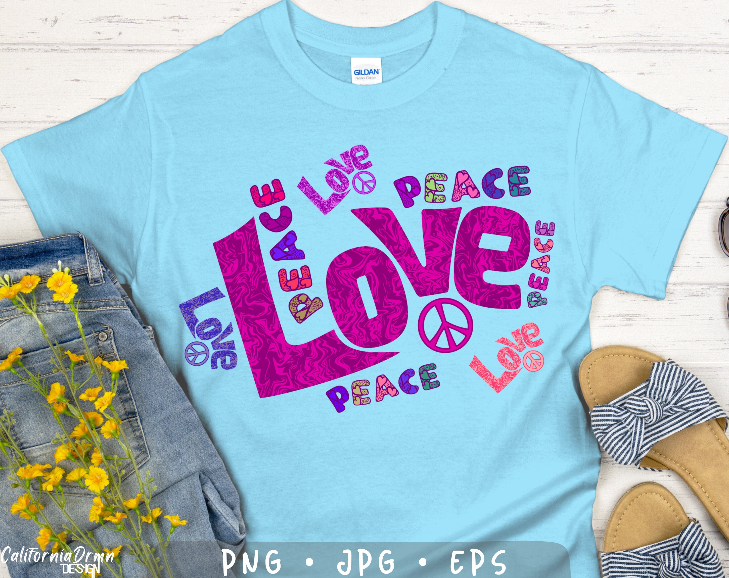 Love Peace PNG, Love Peace T Shirt Tee Tshirt, Love Peace Sign, PNG ...