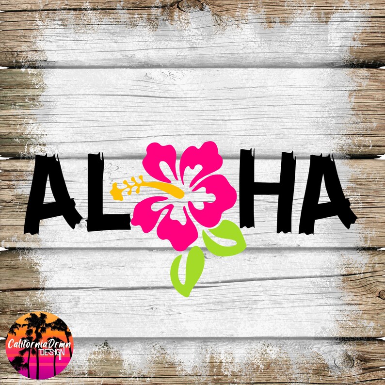 Aloha SVG Hawaii SVG Aloha T-shirt Hawaiian T Shirt Tee - Etsy