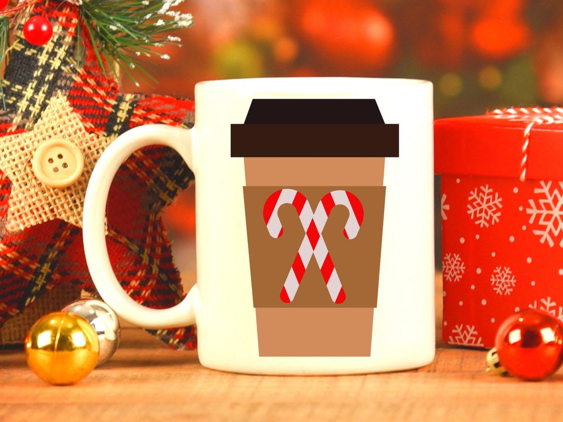 Peppermint Mocha Svg Coffee Svg Peppermint Svg Peppermint Mocha T