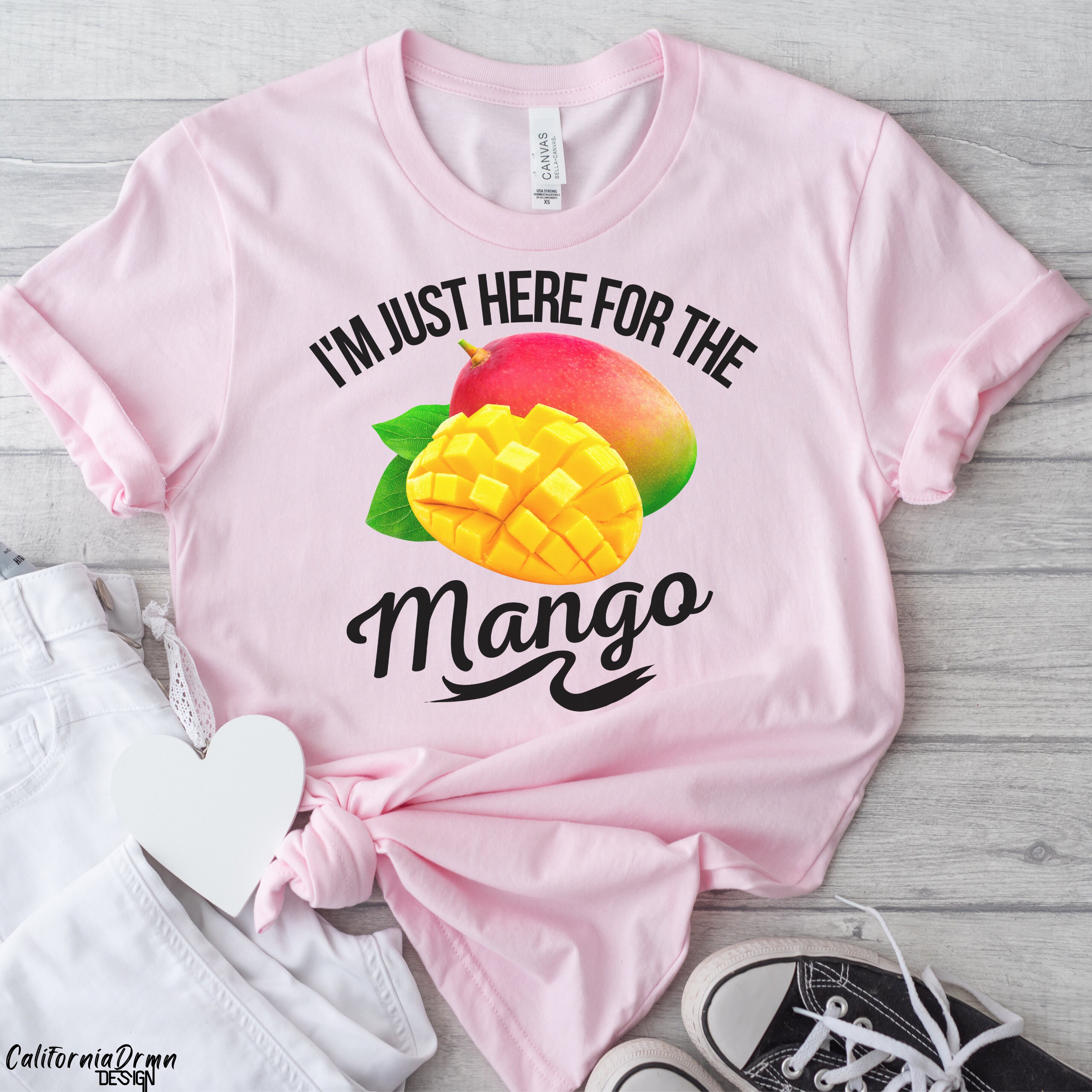 I'm Just Here for the Mango Shirt, Vegan Shirt, Tropical Mango T-shirt ...