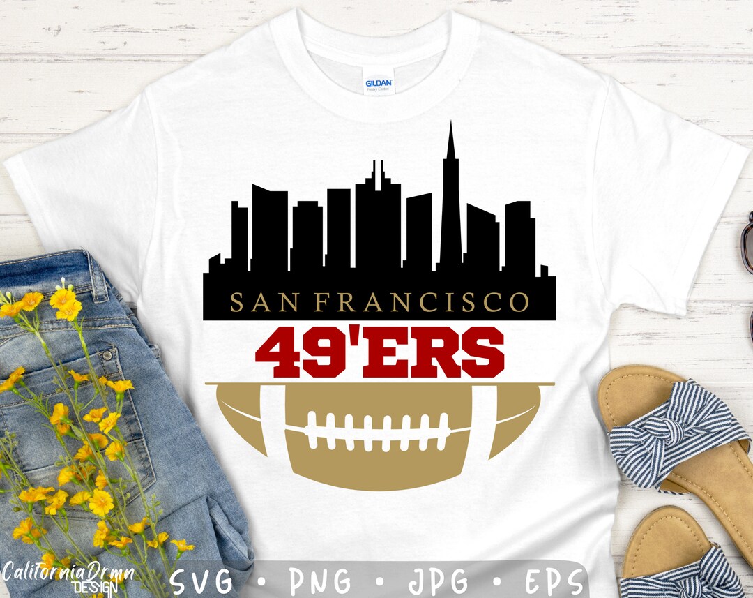 49ers SVG Football SVG San Francisco SVG Niners T Shirt - Etsy UK