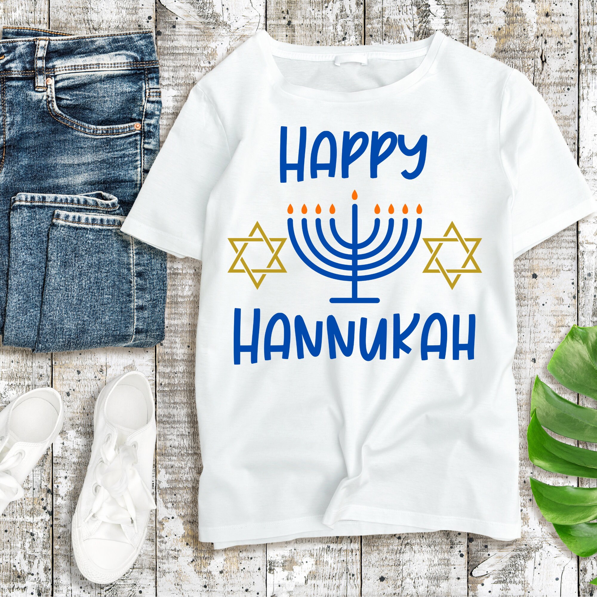 Happy Hanukkah SVG, Menorah Svg, Star of David Svg, Chanukah Jewish ...