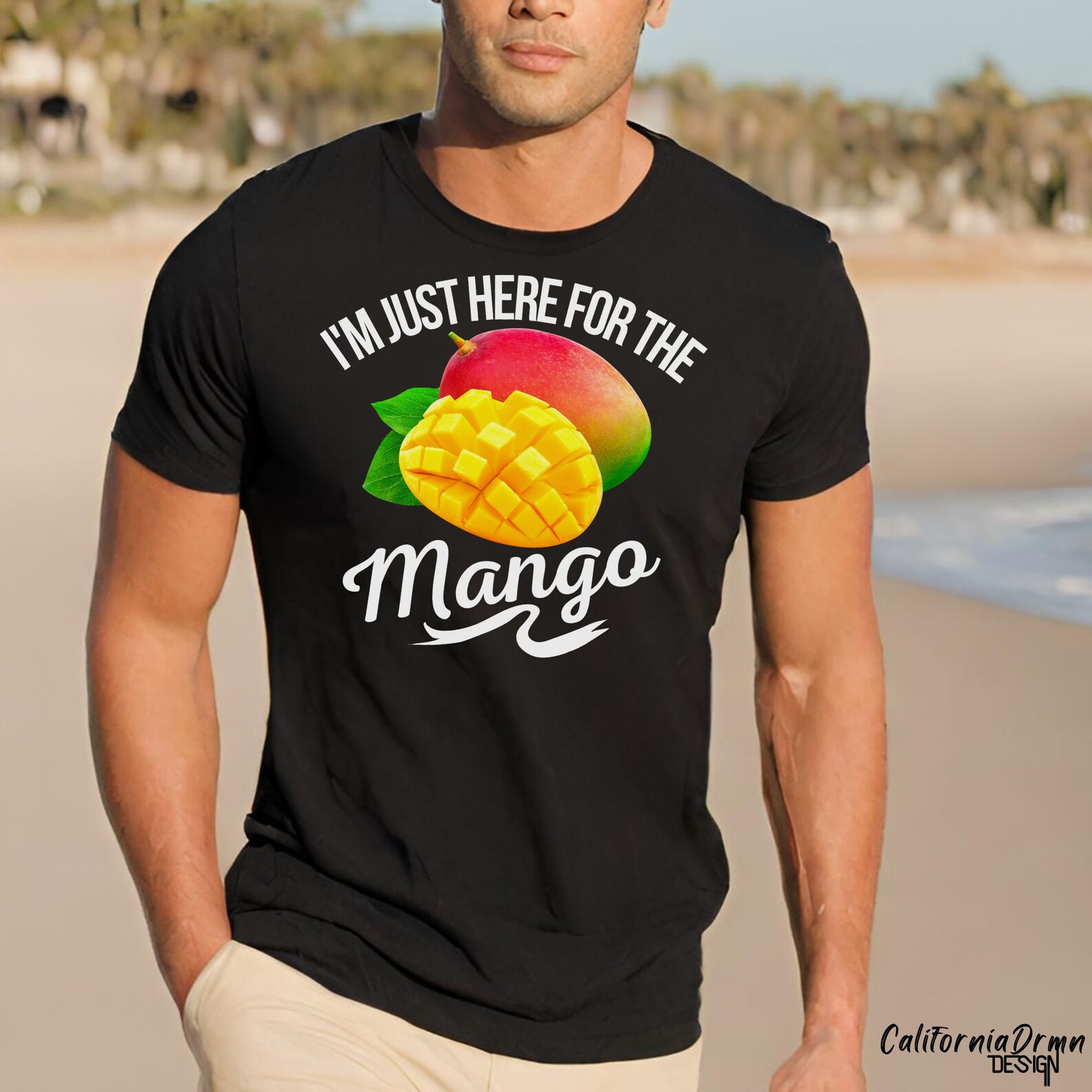 I'm Just Here for the Mango Shirt, Vegan Shirt, Tropical Mango T-shirt ...