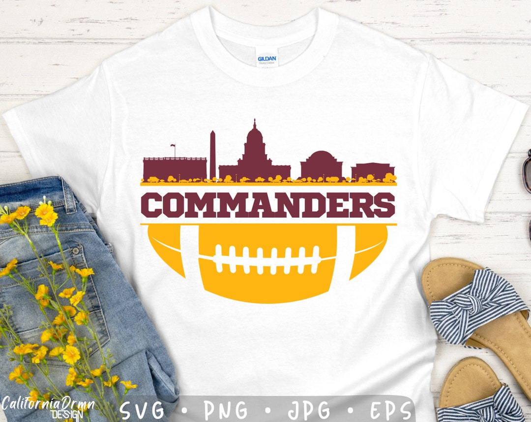Commanders SVG, Football SVG, Washington Svg, Commanders Shirt ...