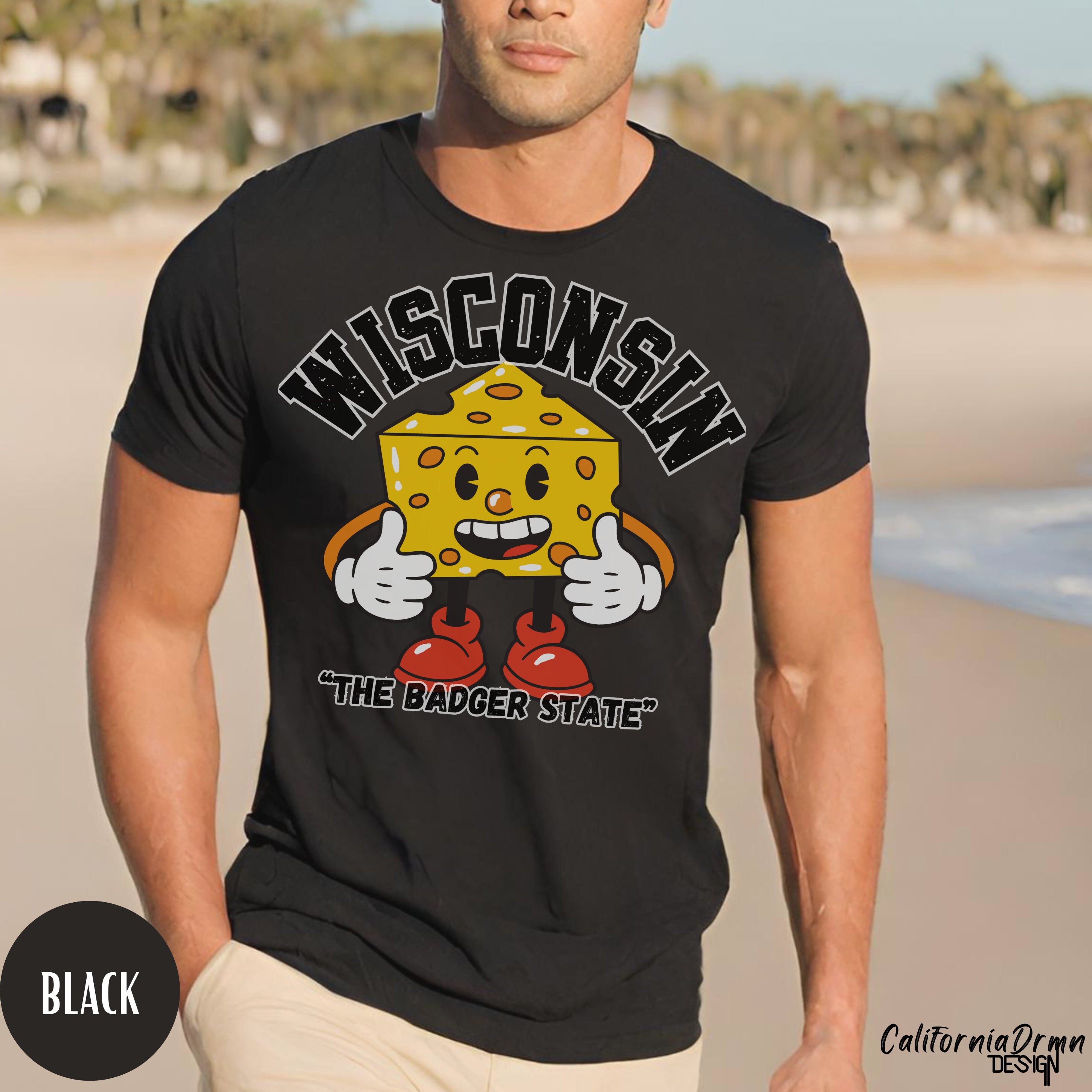 Comfort Colors Wisconsin T-shirt, Unisex Retro Vintage Tees, State ...