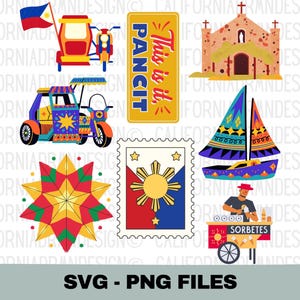 Filipino SVG PNG Bundle | Philippines Clipart | Pinoy Pride Shirt ...
