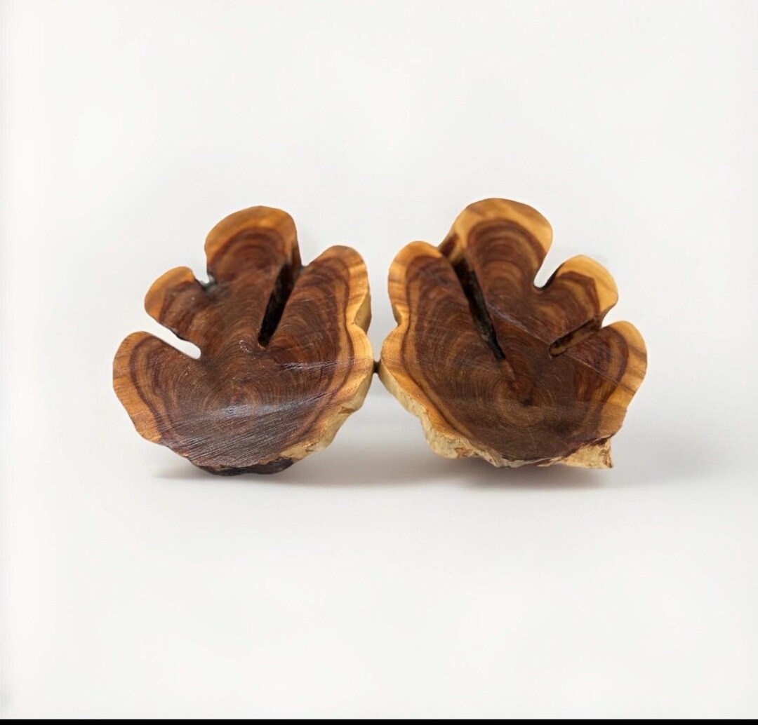 Set of 2 Sanded & Shellacked Ash Juniper Wood Slices 5 Rustic Decor ...