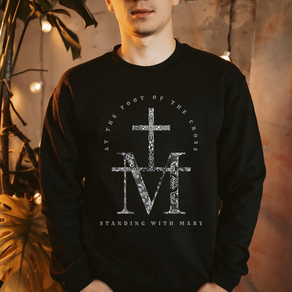 White Marian Cross Symbol - Etsy