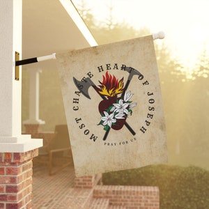 Most Chaste Heart of Joseph Banner, Devotion to Saint Joseph, Guardian ...