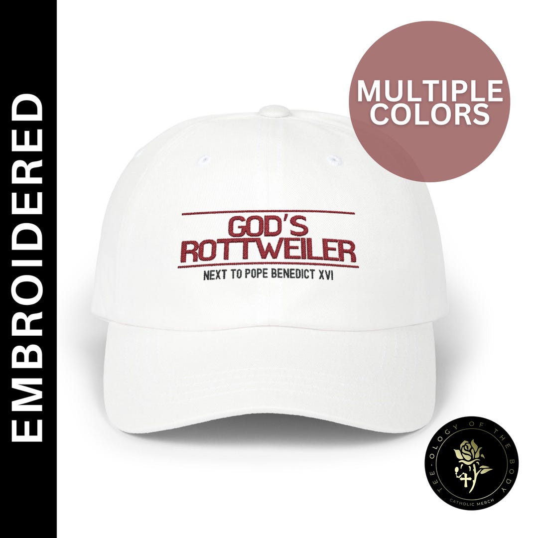 Pope Benedict Hat, God's Soldier, Catholic Dad & Mom Hat Religious Gift ...