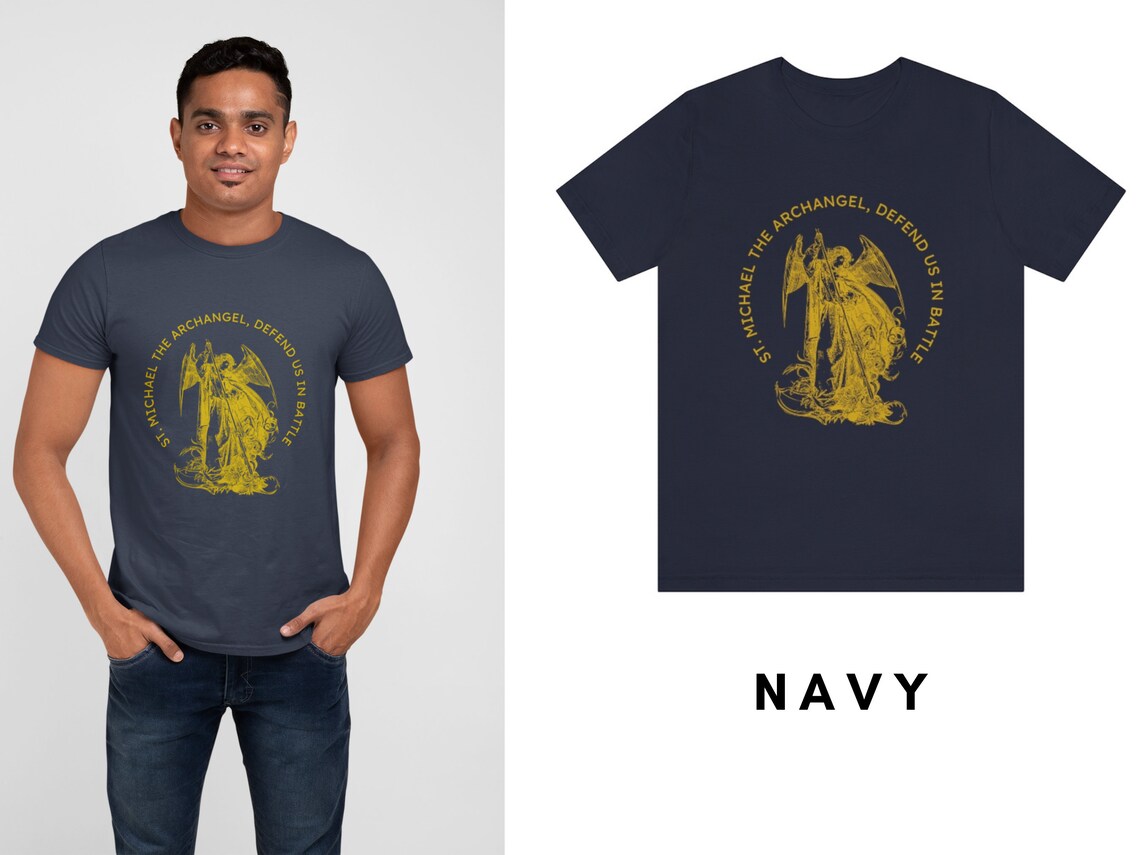 Saint Michael the Archangel T-shirt Saint Michael Prayer - Etsy
